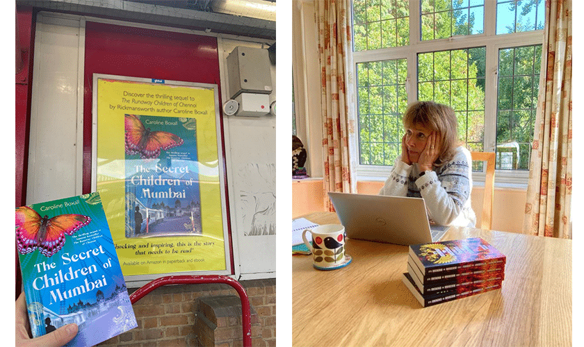 CAROLINE BOXALL: Posters brighten up Ricky train station for author’s ...